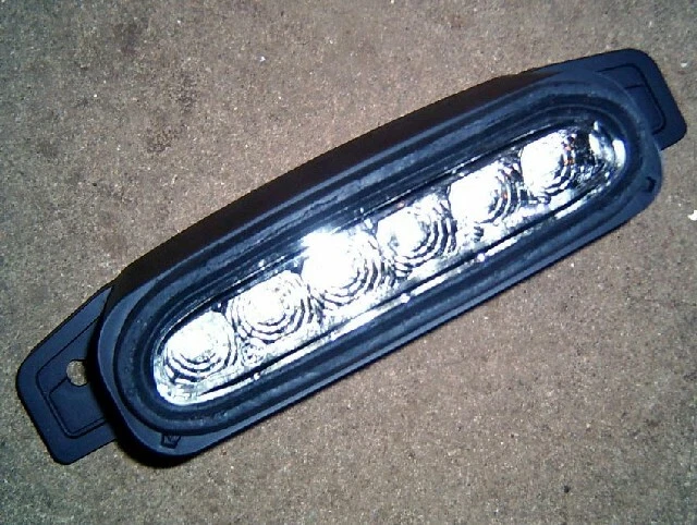 CLEAR LED HI-LEVEL brake light from boot lid, Mazda MX-5 mk2 & mk2.5 ...