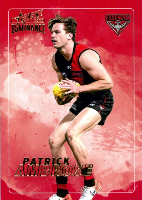 2020 ESSENDON BOMBERS AFL Card PATRICK AMBROSE Dominance $4.49 - PicClick AU