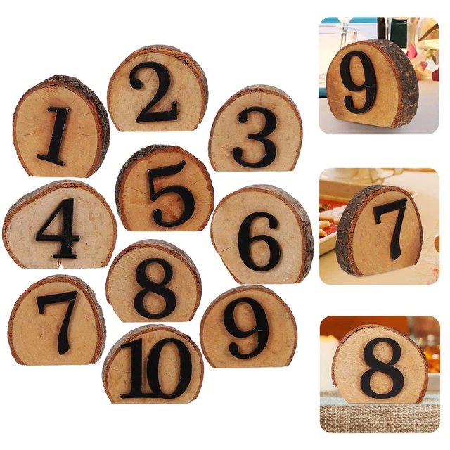 SEGNI DI NUMERI Da Tavolo Cartelli Matrimonio Numero Della Tabella EUR ...