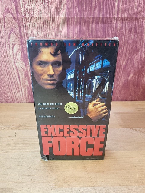EXCESSIVE FORCE (VHS, 1993) Thomas Ian Griffith Action Thriller Crime ...