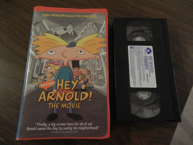 Nickelodeon Hey Arnold The Movie Vhs Red Clamshell Nicktoons The Best ...