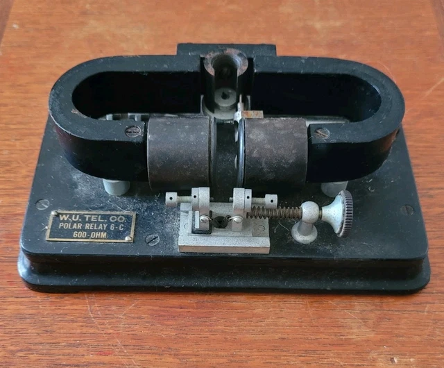 VINTAGE WEATERN UNION TEL .CO POIAR RELAY G.C.600.OHM £156.72 - PicClick UK