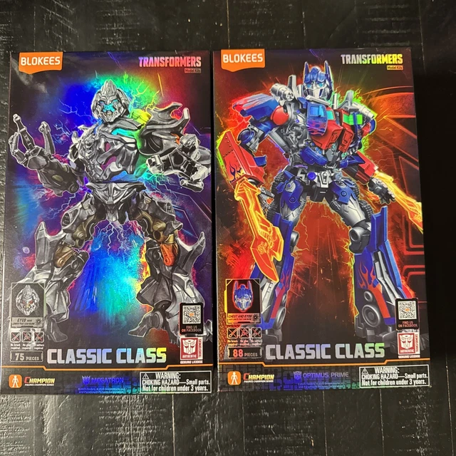 BLOKEES TRANSFORMERS OPTIMUS Prime & Megatron 2007 Classic Class Model ...