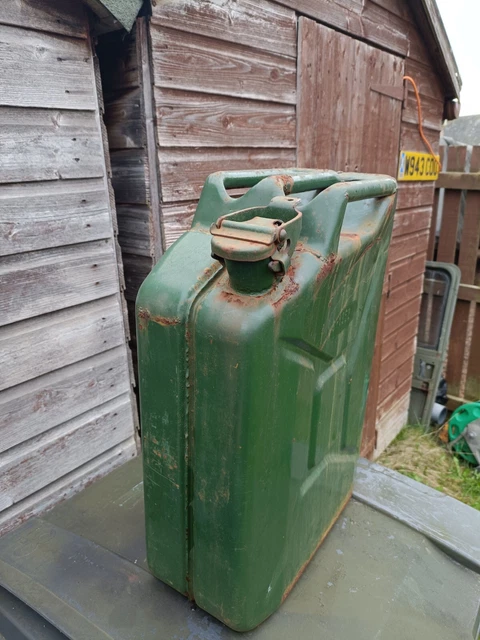 BRITISH ARMY JERRY Can 20 Litre Water Container Genuine Military ...