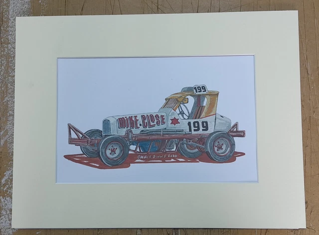 BRISCA F1 STOCK car print of Mike Close 199 World Final Car 1977 £10.78 ...