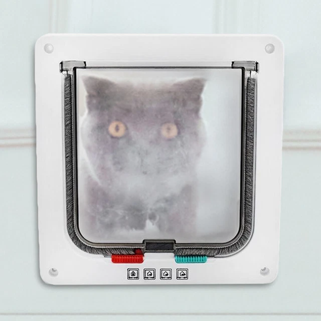 LOCKABLE PLASTIC FLAP Doors Humanity Design for Interior Exterior (M) £ ...