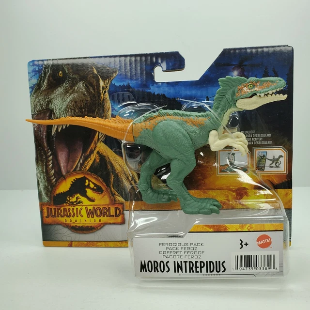 JURASSIC WORLD DOMINION Moros Intrepidus Ferocious Pack Dino Dinosaur ...