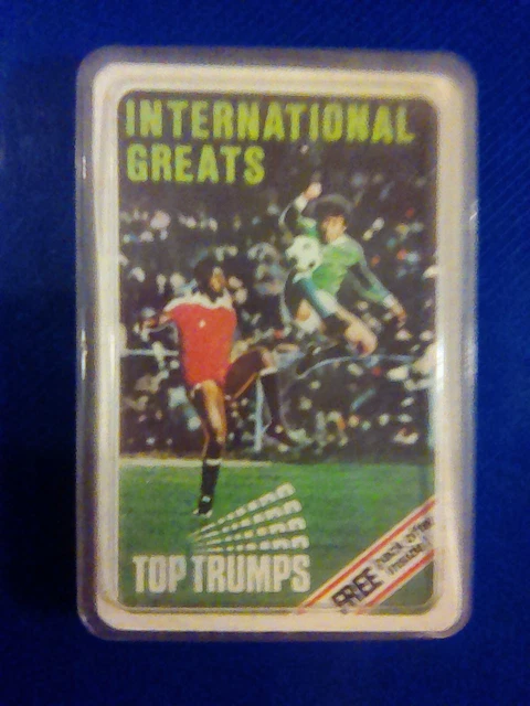 VINTAGE TOP TRUMPS RARE DUBREQ INTERNATIONAL GREATS (small size ...