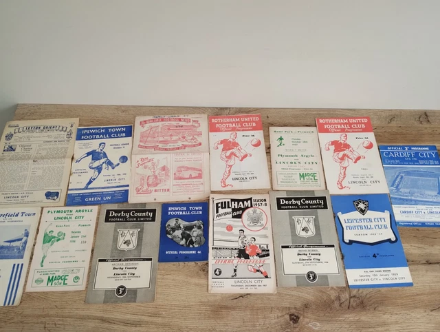 COLLECTION 1950'S LINCOLN city aways see photos £18.18 - PicClick UK