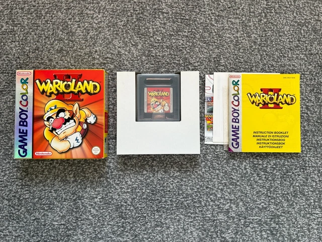 NINTENDO GAME BOY Gameboy Color Wario Land II 2 boîte complète CIB EUR ...