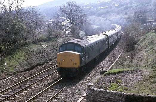 ORIGINAL COLOUR SLIDE of 45109 BR class 45 Peak diesel loco £2.25 ...