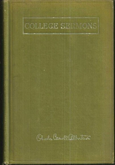 SERMONI UNIVERSITARI CHARLES Carroll Albertson 1911 cristianesimo ...