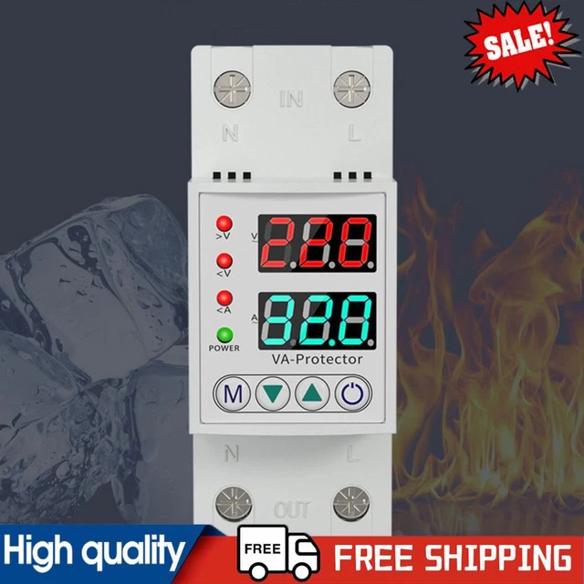 RELAY LIMIT OVER Current Protection 40A/63A Short Circuit Protector ...