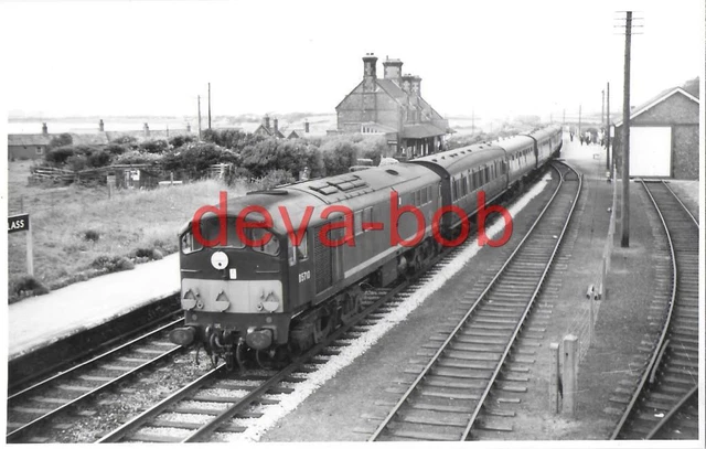 RAILWAY PHOTO BR Class 28 D5710 Ravenglass 1962 Co-Bo Diesel Loco ...