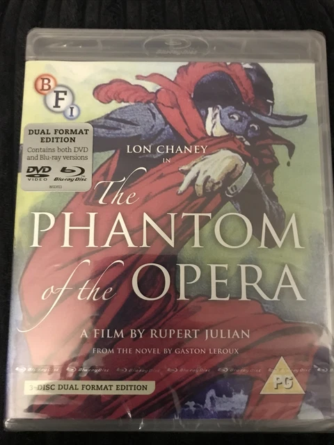 THE PHANTOM OF the Opera DVD (2013) Lon Chaney, Julian, cert PG 3 Discs ...