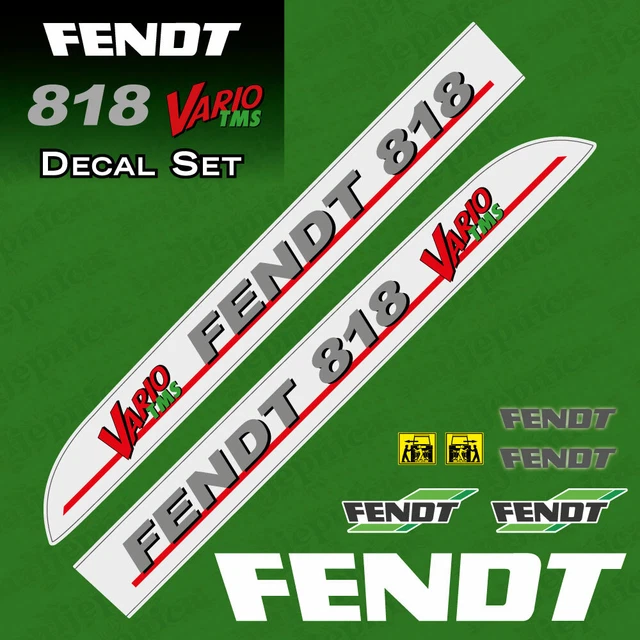 FENDT 818 VARIO TMS tractor decal aufkleber adesivo sticker set £82.46 ...