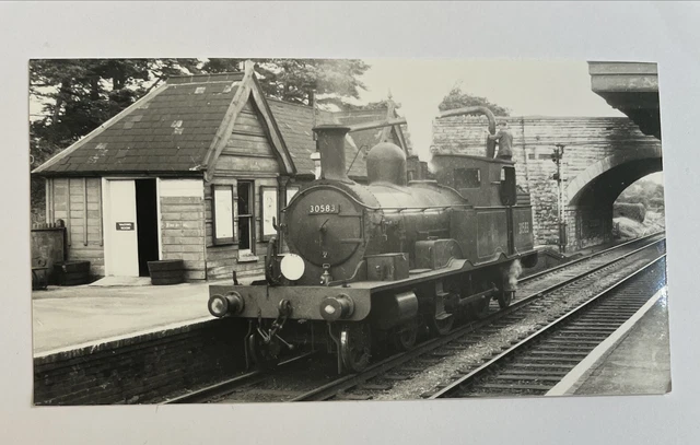 BR RAILWAY LOCOMOTIVE Photograph - 30583 Axminster Station - E151 £3.50 ...