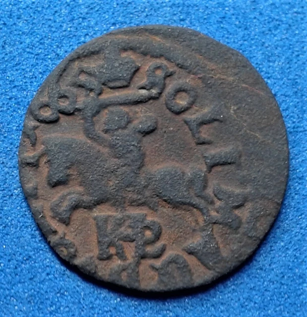 POLAND LITHUANIA SOLIDUS Szelag 1665 Copper Coin. №1 £11.30 - PicClick UK