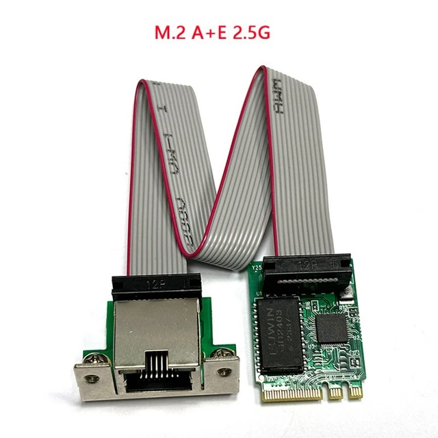 M.2 A+E KEY 2.5G Ethernet LAN Card RTL8125B Industrial Control Card M ...