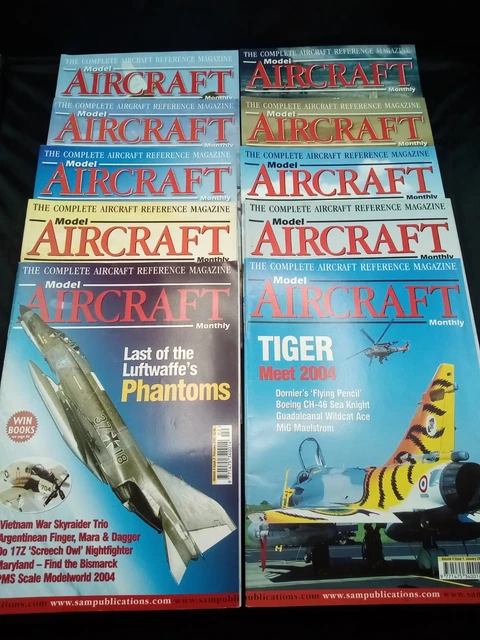 MODEL AIRCRAFT MONTHLY Magazine Bundle 10 Issues 2005 £16.14 - PicClick UK