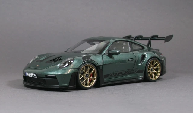 PORSCHE 911 992 GT3 RS malachitgrün gold Umbau Alufelgen 1/18 EUR 209 ...