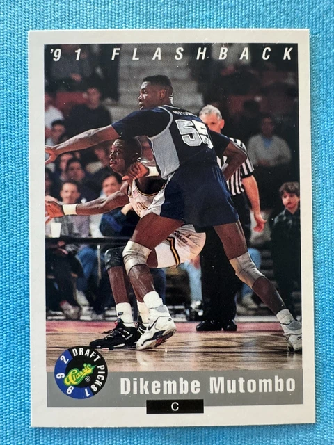 1992-93 CLASSIC DRAFT Picks Dikembe Mutombo. Georgetown Hoyas #98 EUR 1 ...