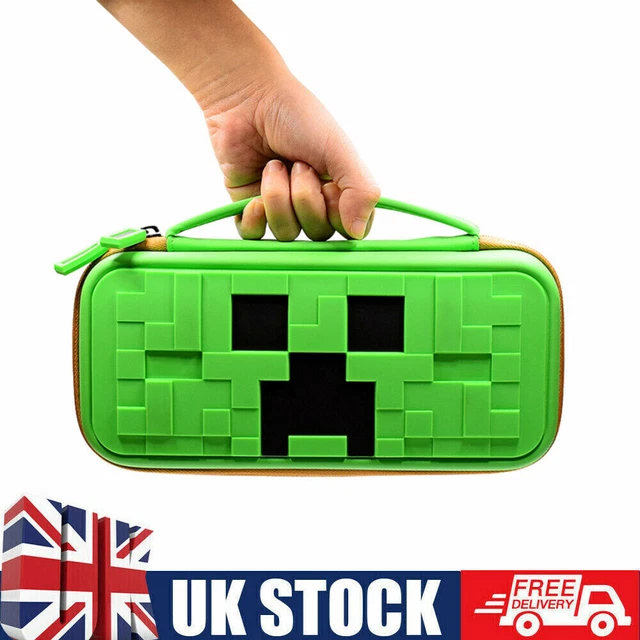 FOR NINTENDO SWITCH OLED Hard Case Minecraft Travel Cover Game Storage ...