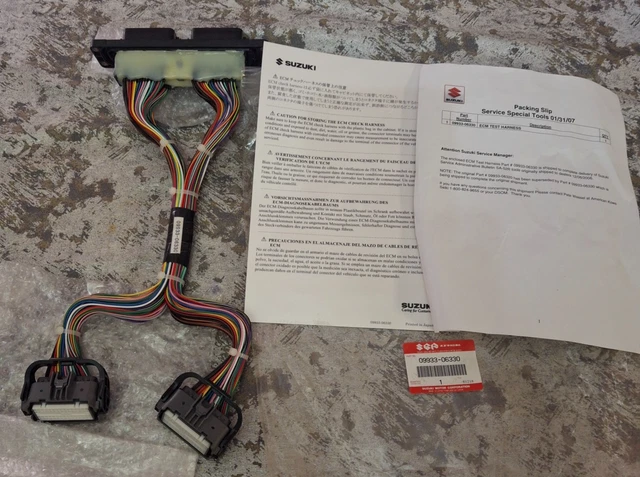 GENUINE SUZUKI 09933-06330 ECM Test Harness OEM Check Harness SGP ...