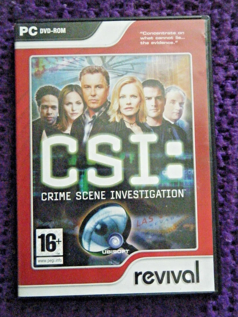 CSI: CRIME SCENE Investigation, PC CD-Rom Game. Disc perfect £2.99 ...