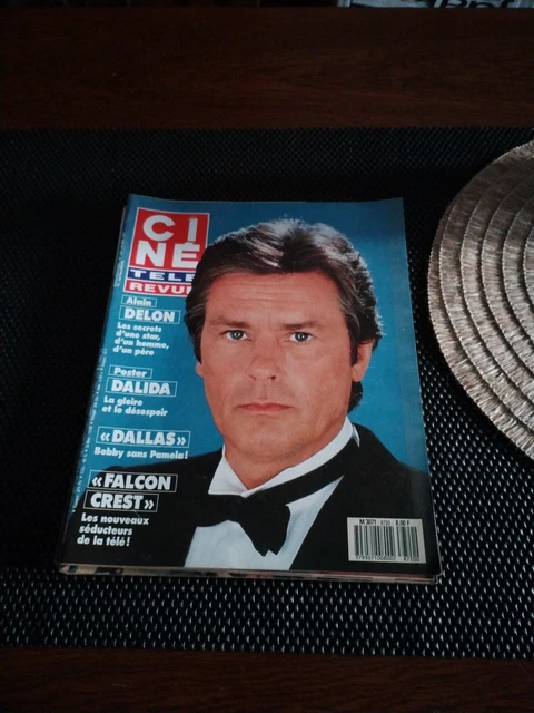 CINÉ REVUE ALAIN Delon 1987 EUR 8,00 - PicClick FR