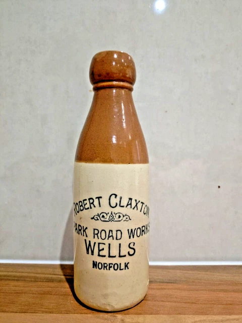 ROBERT CLAXTON Wells Norfolk Ginger Beer Bottle £7.95 - PicClick UK