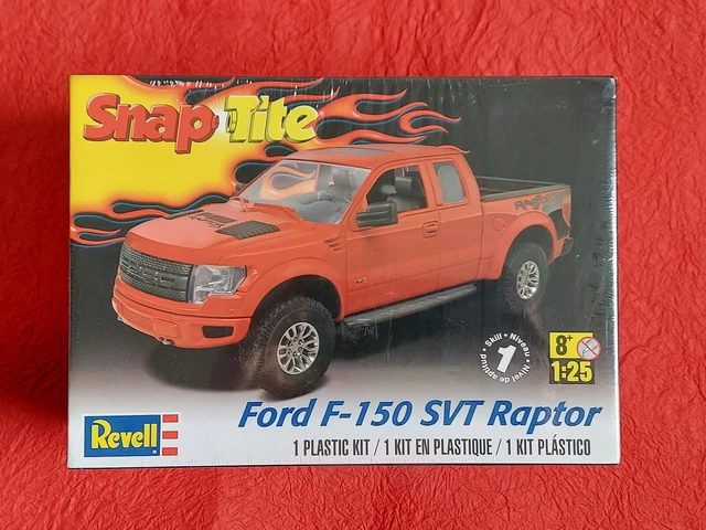 FORD F-150 RAPTOR SVT Pickup 1 25 Scale Revell SnapTite Kit 2014 $24.27 ...