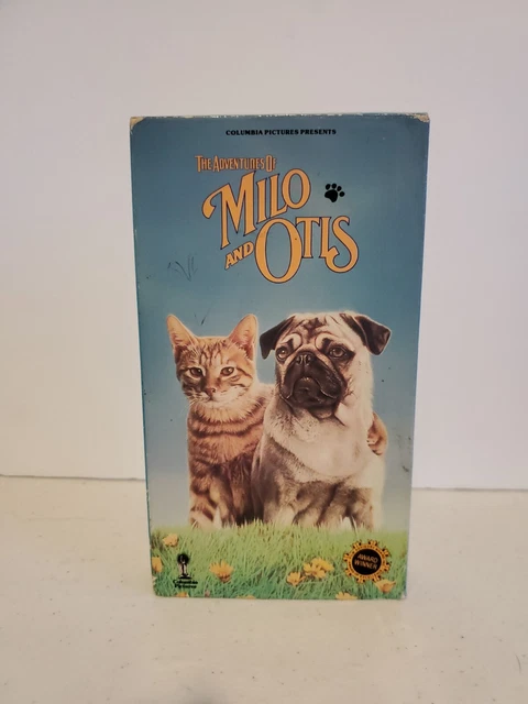 THE ADVENTURES OF Milo and Otis (VHS, 1990) Dog & Cat Movie Slipsleeve ...