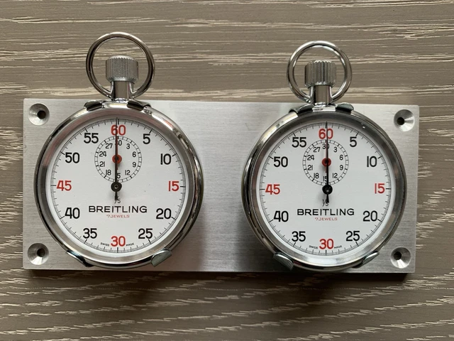 VINTAGE BREITLING STOPWATCH Panel Dashboard Rally Timer 12 (Serviced) £ ...