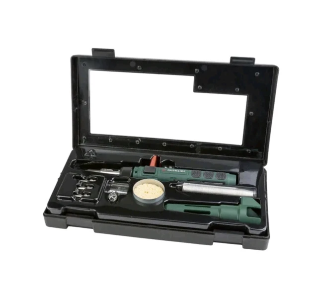 PARKSIDE 3IN1 GAS Soldering Iron Set With Case Blow Touch Hot Air Gun ...