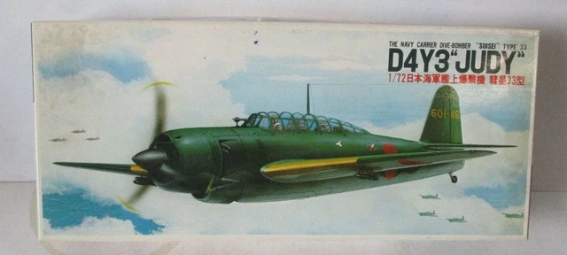 FUJIMI 1:72 D4Y3 "Judy" Dive-Bomber "Suisei" Type 33 EUR 18,00 ...