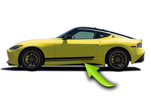 PROTO ROCKER RACING Side Stripes Graphics Decal Kit Fits 2022 Nissan Z ...
