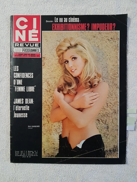 CINE REVUE N°47 1970 Pia Giancaro Subor Van Cleef James Dean Bardot Welch Ekland EUR 4,00 ...
