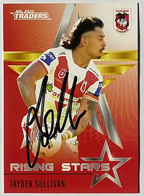 JAYDEN SULLIVAN ST George Illawarra 2022 Traders Rising Stars Nrl ...