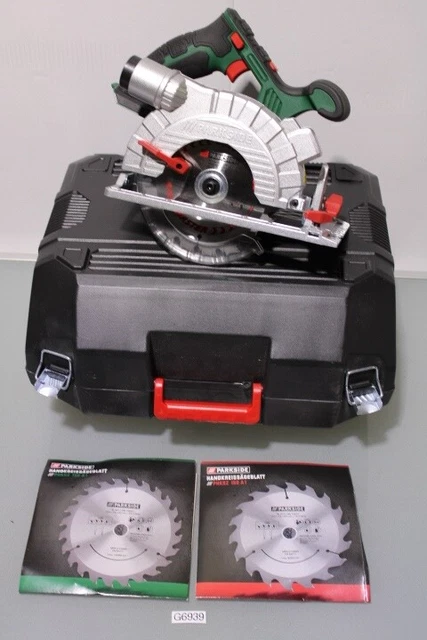 PARKSIDE CORDLESS CIRCULAR Hand Saw PHKSA 20-Li A1 with Li-Ion Battery ...