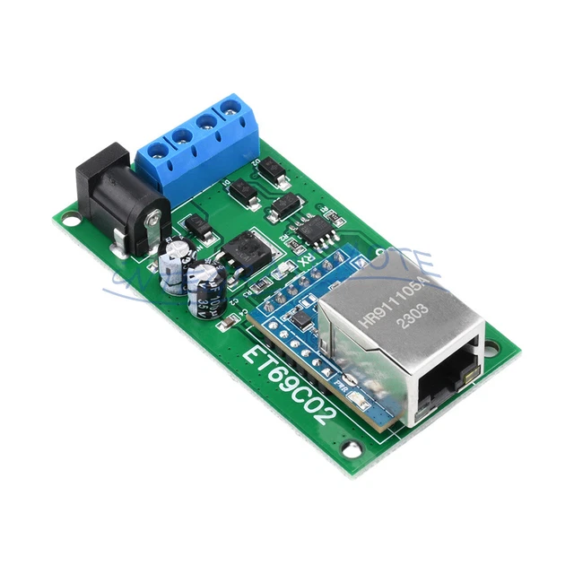 RS485 TO ETHERNET TCP/IP Converter MQTT Modbus RTU Module for PLC PTZ ...