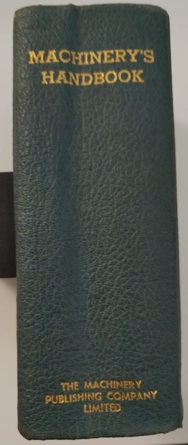 MACHINERY'S HANDBOOK 14TH Edition by Erik Oberg and F. D. Jones 1952 ...
