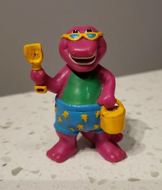 BARNEY AT THE beach 2.50" PVC Figure 1993 The Lyons Group $8.50 ...