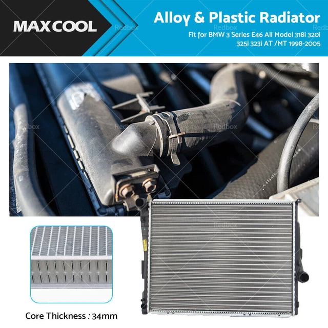 RADIATOR FIT BMW 3 Series E46 All Model 318i 320i 325i 323i AT /MT 1998 ...