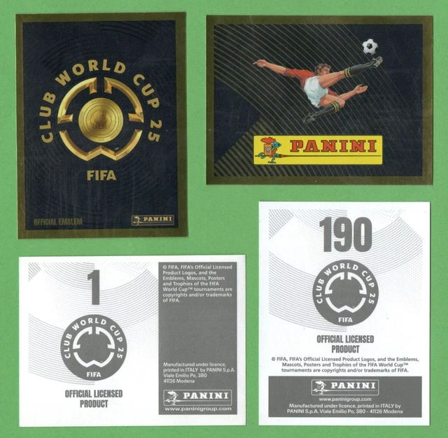 PANINI FIFA CLUB World Cup 2025 album stickers 1-190 £2.00 - PicClick UK