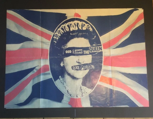 Sex Pistols Poster Jamie Reid God Save The Queen Spanisches Original Poster Eur 20000