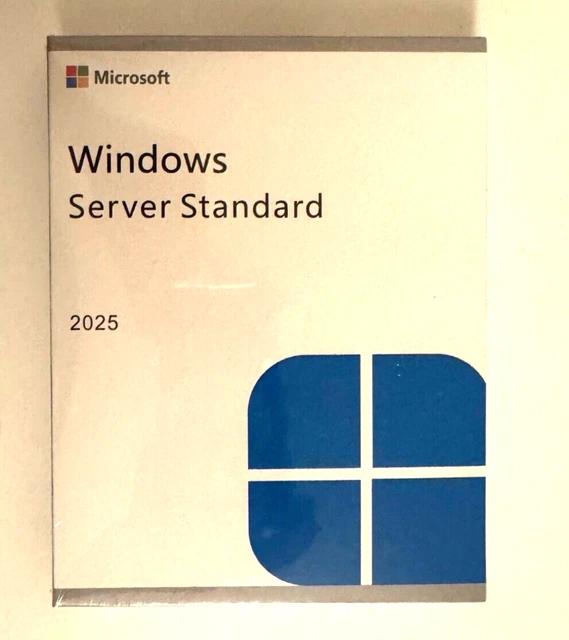 MICROSOFT WINDOWS SERVER 2025 Standard 64bit Eng 16 Core License + USB, Lifetime £72.48 ...