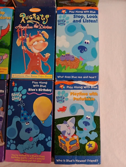 9X NICKELODEON VHS Lot - Blues Clues Rugrats Little Bear Dora Nick Jr ...