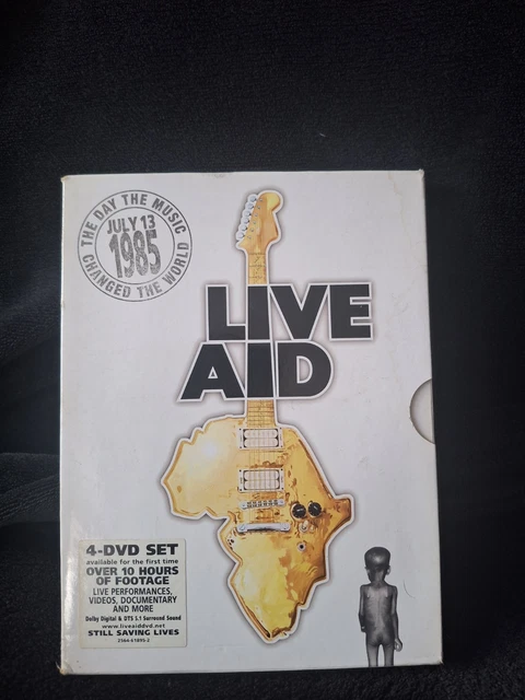 LIVE AID 2004 DVD 4-Disc Box Set, July 13, 1985, with Booklet £3.29 ...