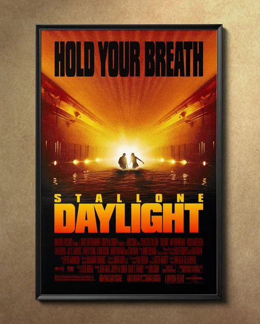 DAYLIGHT SYLVESTER STALLONE 1996 Movie Poster 24"x36" Borderless Glossy ...